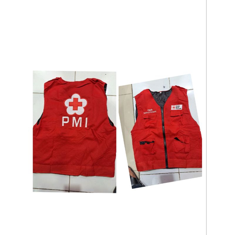 Jual rompi merah pmi#pmi rompi | Shopee Indonesia