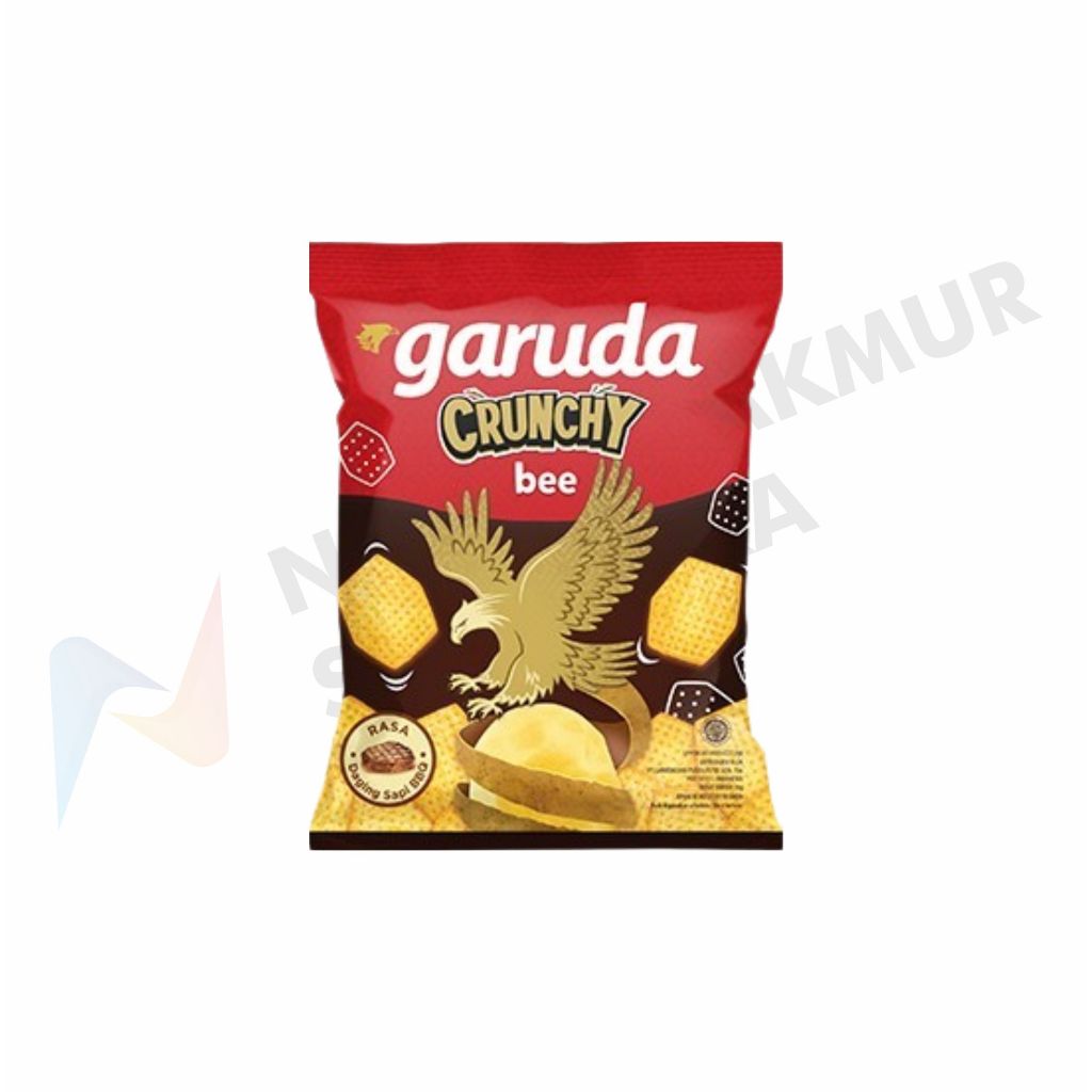 Jual Garuda Crunchy Bee Daging Sapi BBQ 18gr Kemasan Renceng Isi 10 Pcs ...