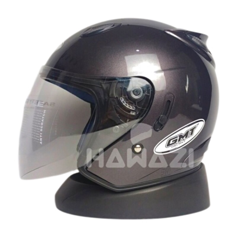Jual Helm Motor Half Face Double Visor GMT Original/Helm Pria Wanita ...