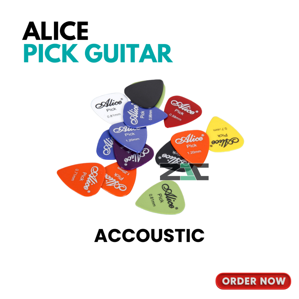 Jual Alice Pick Gitar Akustik Satuan Warna Random | Shopee Indonesia