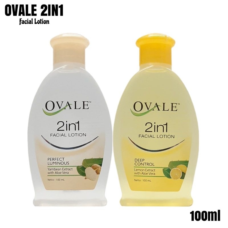 Jual Ovale 2in1 Facial Lotion 100ml BPOM (Satuan) | Shopee Indonesia