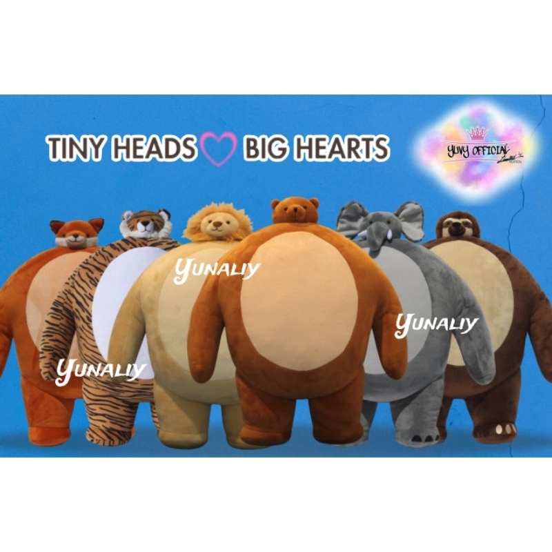 Jual Tiny Head Kingdom Teddy Bear Boneka Beruang Bantal Beruang Beruang ...