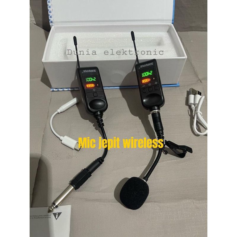 Jual Mic jepit wireless UHF / mic kancing wireless MP10 | Shopee Indonesia