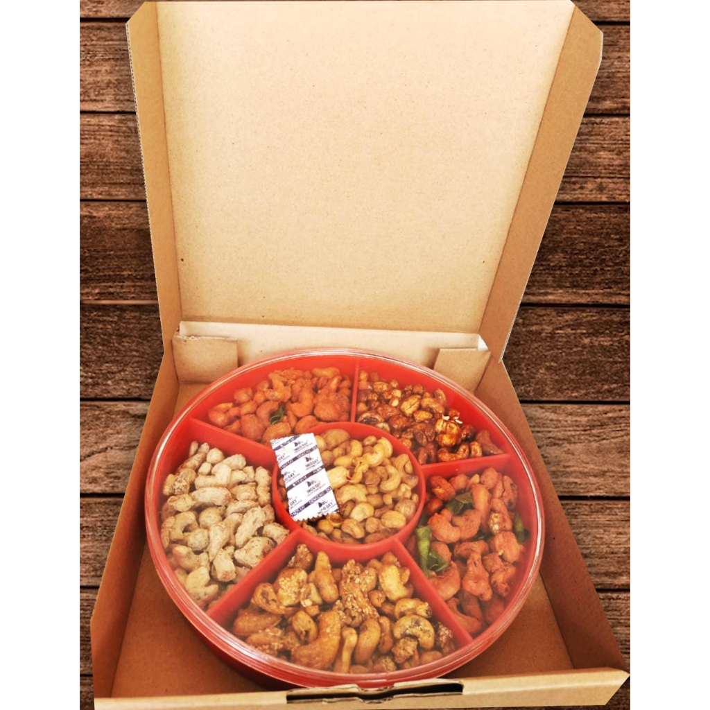Jual Kacang Mete 5 sekat dan 6 sekat ( rasa ) dengan kardus | Shopee ...