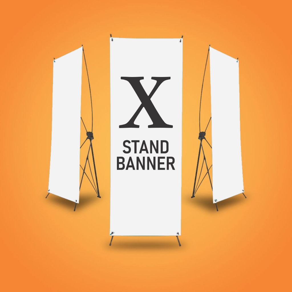Jual X Banner / Banner Display Lengkap (dapat banner dan stand) Kilat ...