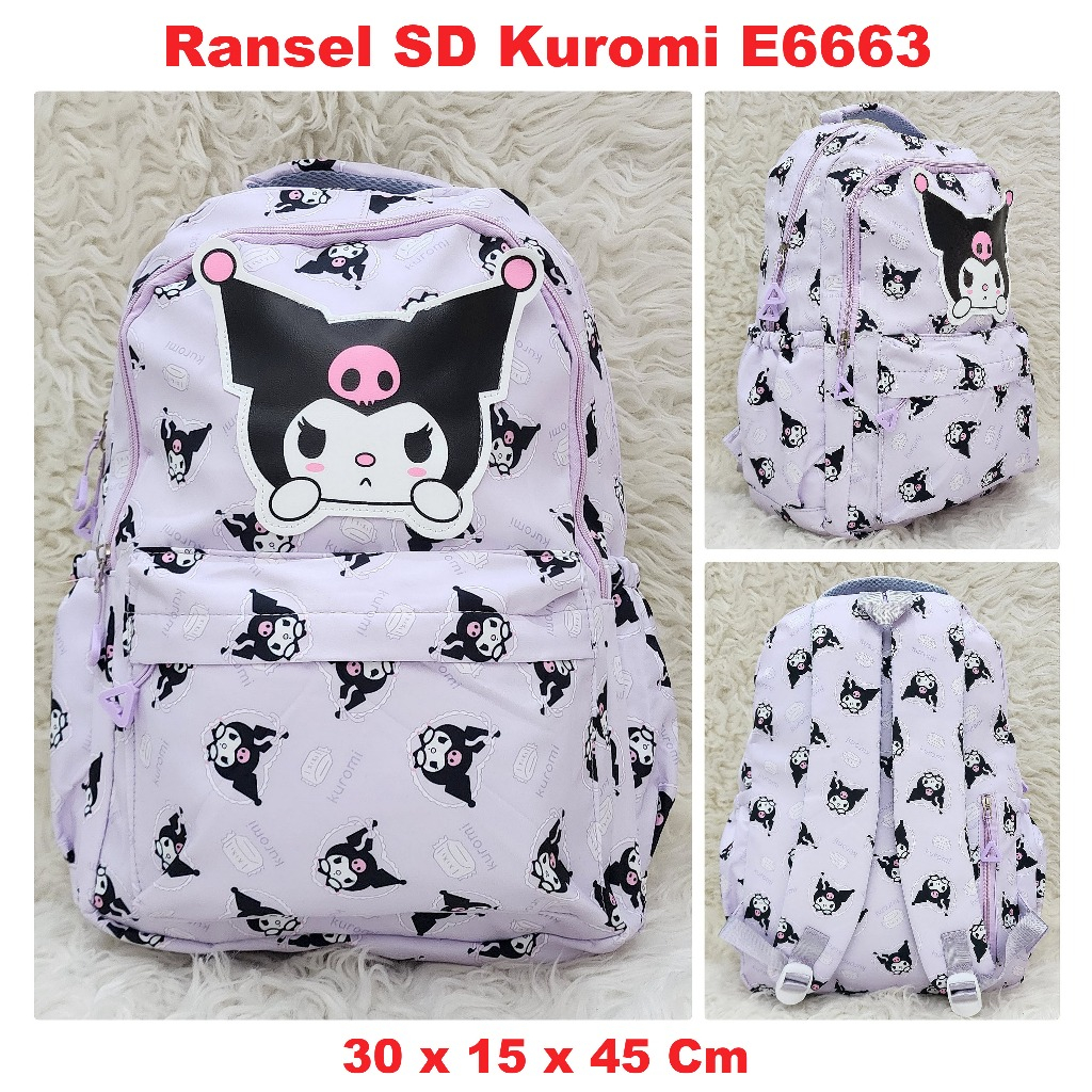 Jual Tas Anak Sekolah Perempuan Model Kuromi HK Untuk Cinnamoroll TK dan SD Import | Shopee ...