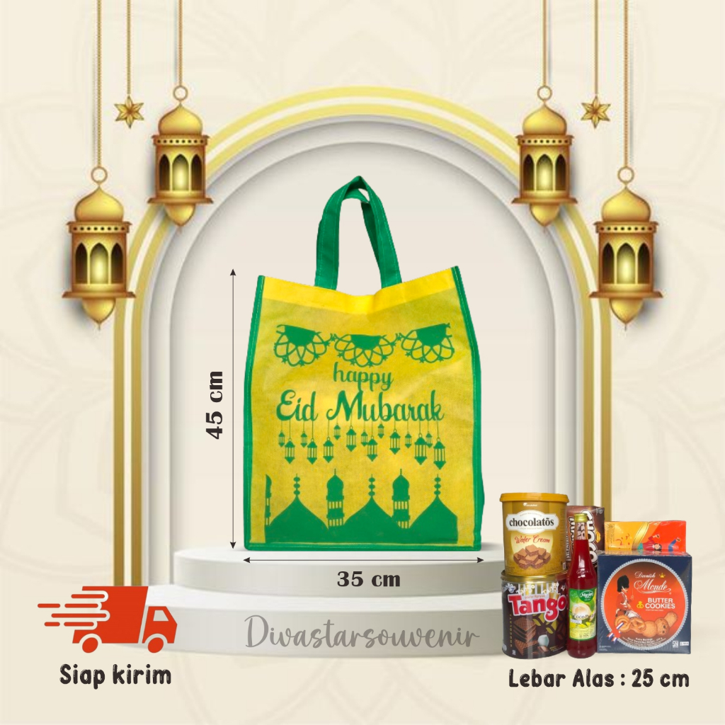 Jual READY STOCK Tas Hampers Idul fitri/ Tas Spunbond Lebaran/ Tas Hampers Murah/ Tas Bingkisan ...
