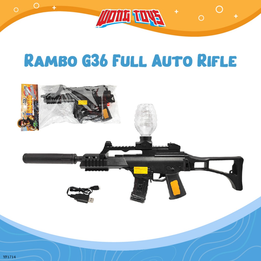 Jual Rambo G36 Full Auto Rifle (YF1714) - Mainan Tembakan Rambo Z ...
