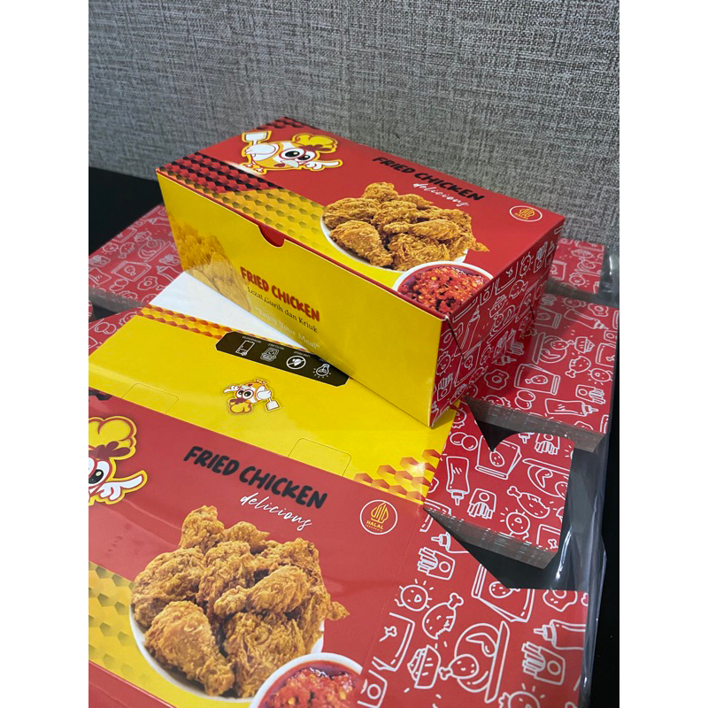 Jual Paper Box KFC Fried Chicken isi 40pcs Kertas Kemasan Makanan Ayam ...
