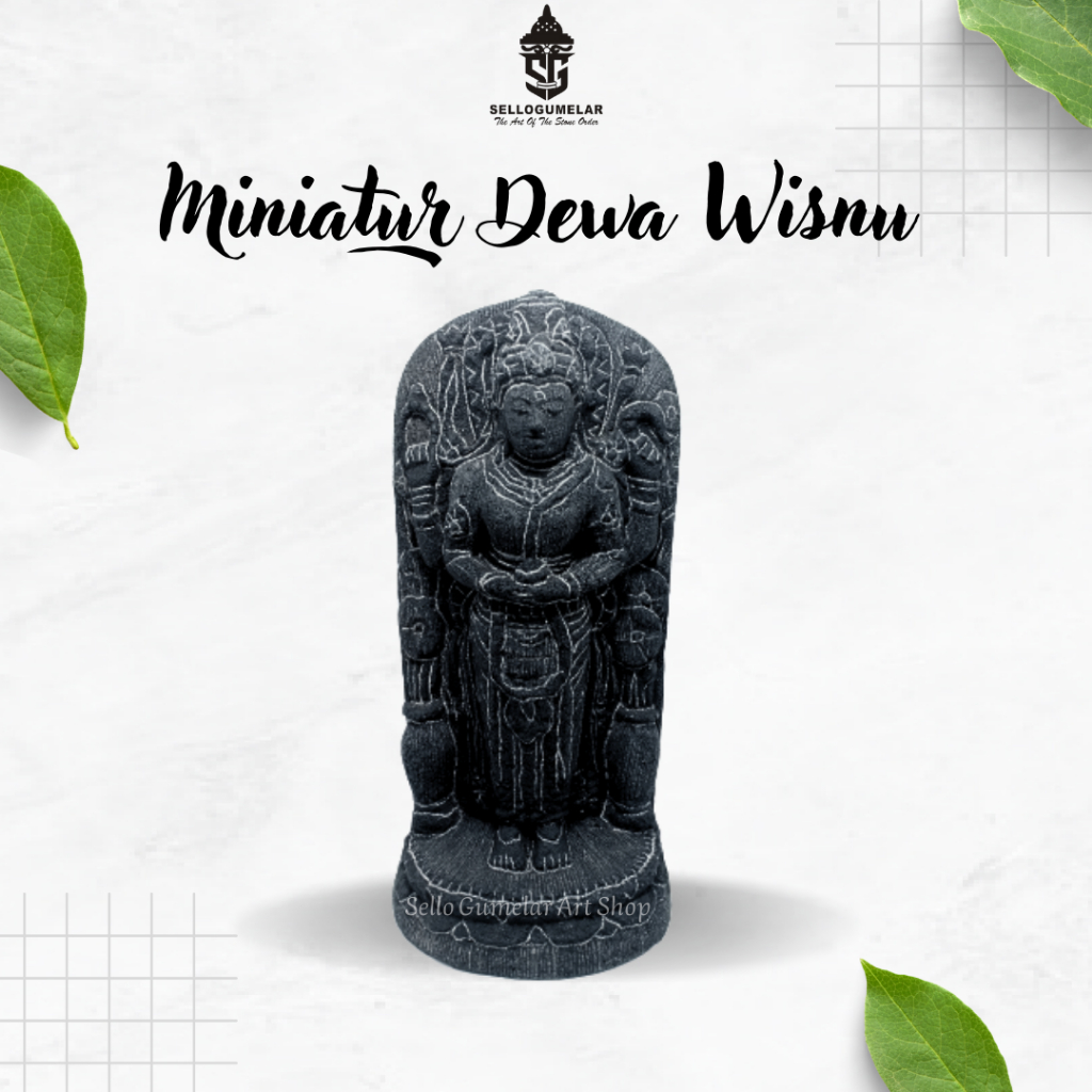 Jual Miniatur Patung Dewa Wisnu Berdiri/Tebeng | Shopee Indonesia