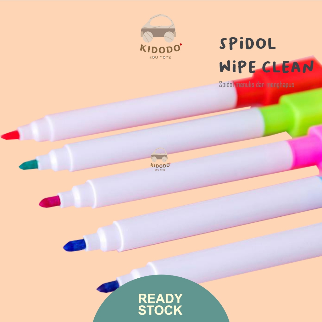 Jual Spidol Anak Wipe Clean - Spidol dan Penghapus | Shopee Indonesia