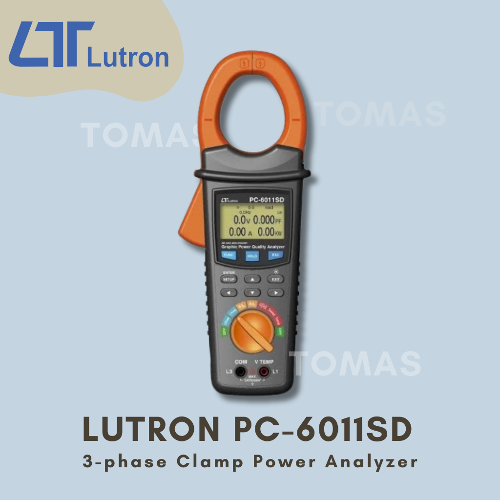 Jual Lutron PC-6011SD 3-phase Clamp Power Analyzer | Shopee Indonesia