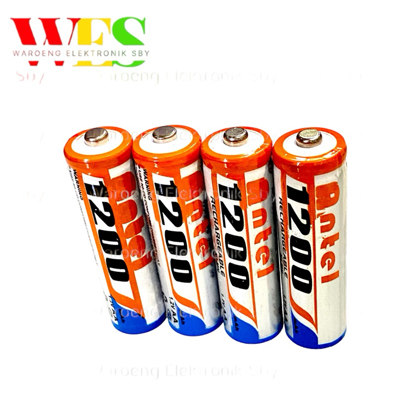 Jual BATTERY BATERAI ANTEL 1200MA RECHARGEABLE CASH CAS CHARGER A2 AA ...