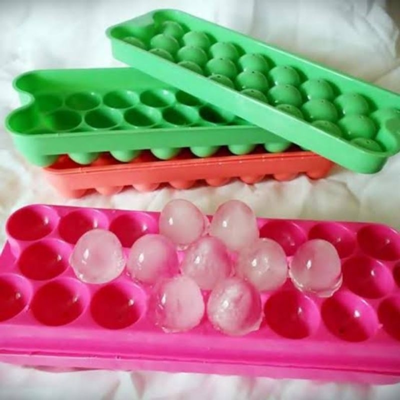 Jual CETAKAN ES BATU JELLY BULAT Jely Ball Pudding Telur Puyuh Minuman ...