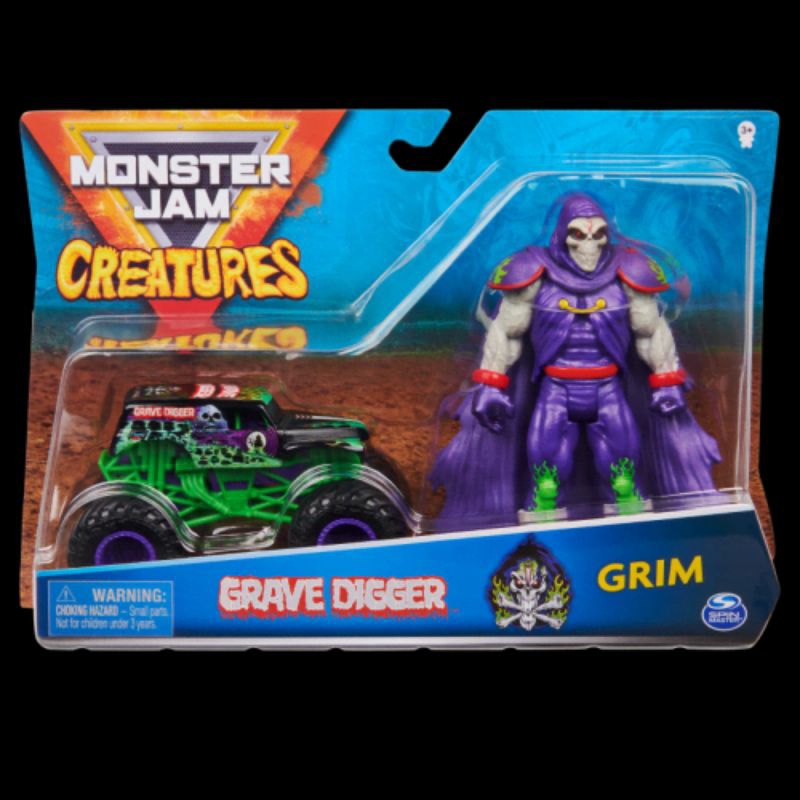Jual Monster Jam 1:64 Car And Creatures Figure | Shopee Indonesia