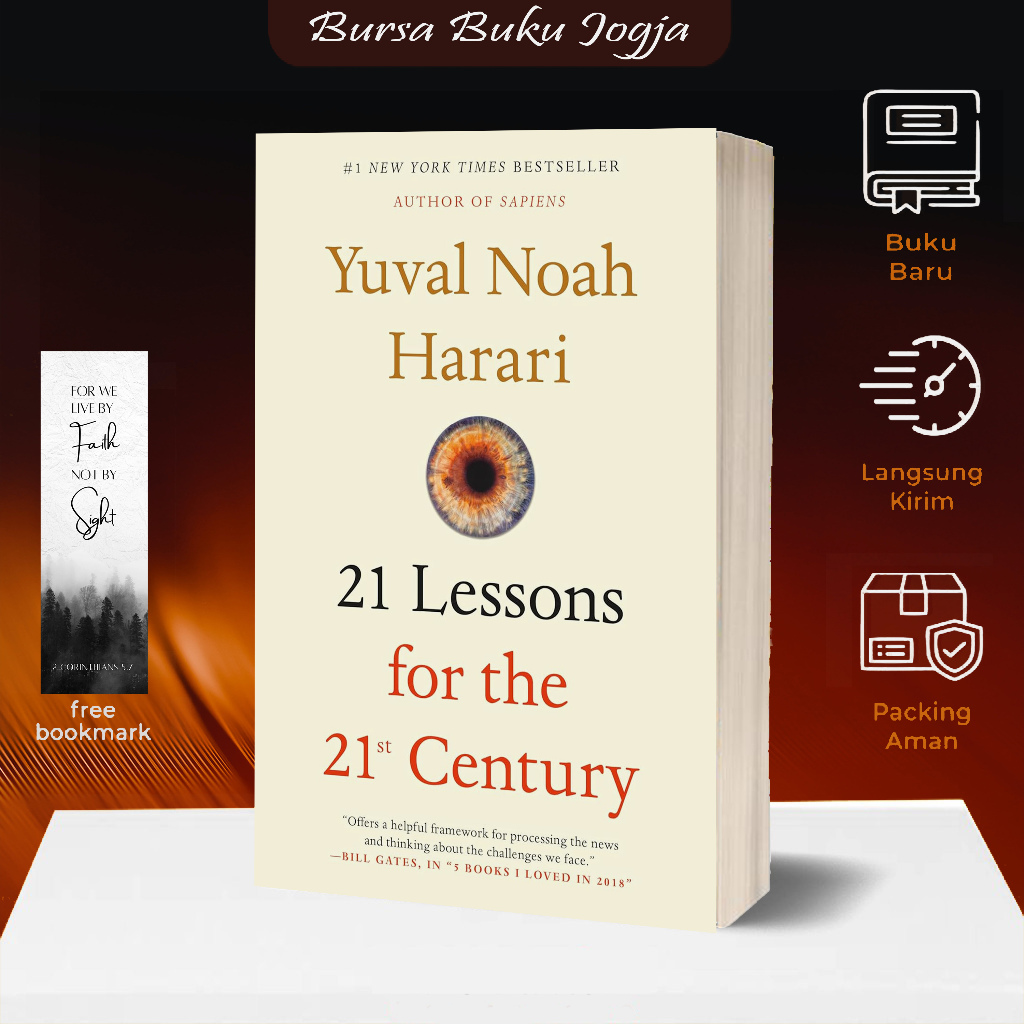 Jual 21 Lessons for the 21st Century by Yuval Noah Harari (English ...