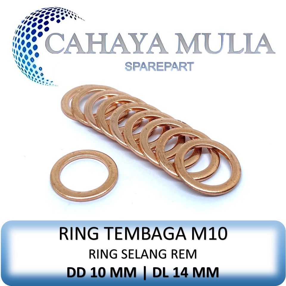Jual Ring Tembaga Selang Rem Cakram M10 | Shopee Indonesia