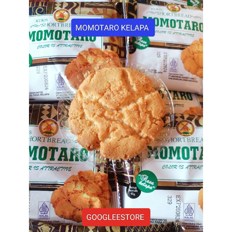 Jual AOKA ROTI VIRAL MOMOTARO (1 DUS) isi 60 pcs KUKIS SHORTBREAD ...