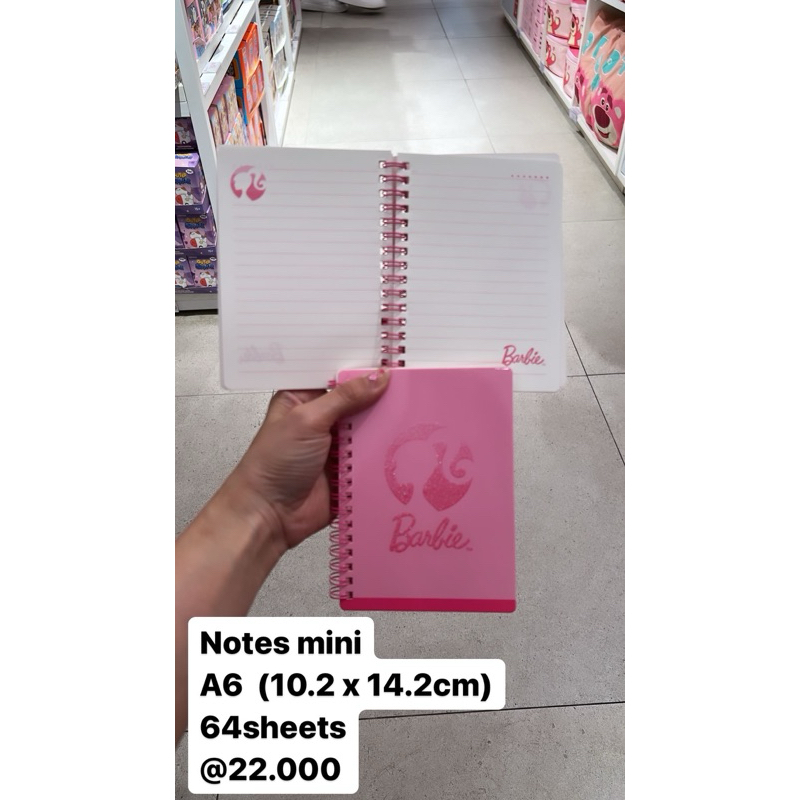 Jual Buku agenda Miniso Barbie | NoteBook Barbie Miniso X barbie ...