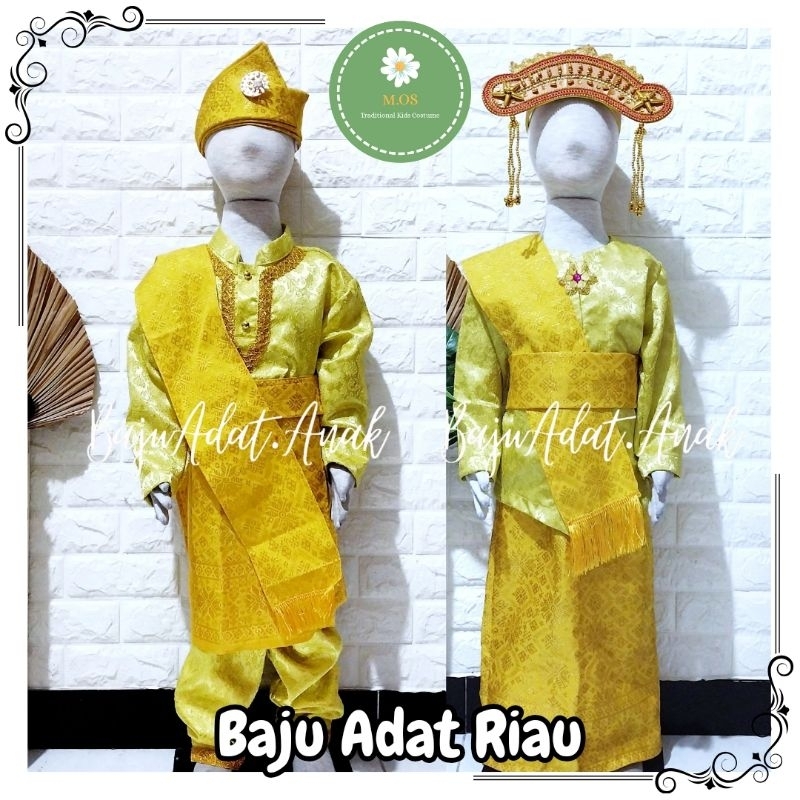 Jual Baju Adat Riau Anak | Pakaian Tradisional Kepulauan Riau | Baju ...