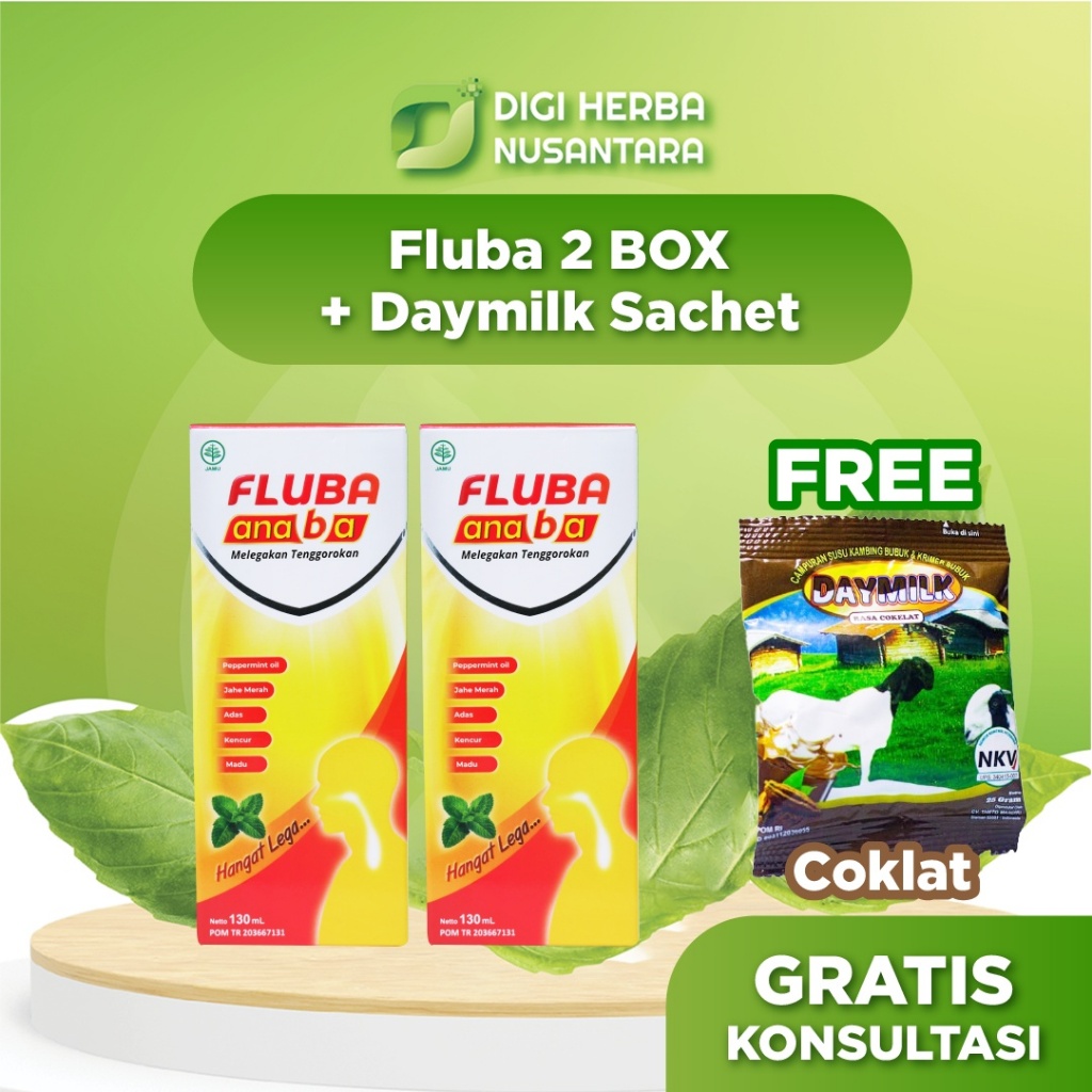 Jual FLUBA ANABA 2 Botol - Membantu Meredakan Batuk & Hidung Tersumbat ...