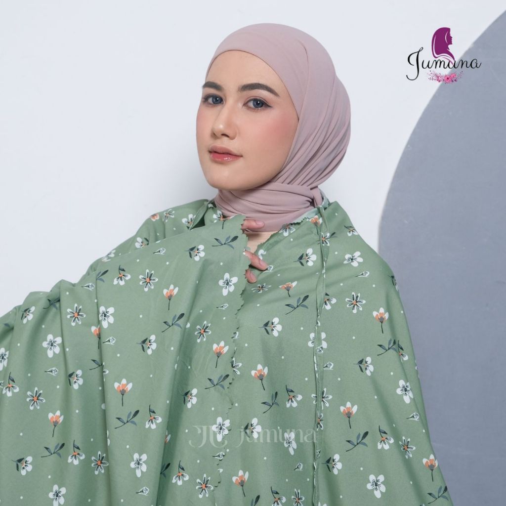 Jual Jumuna - Mukena Travelling Laser Cut Motif Floretta, Lindsay ...