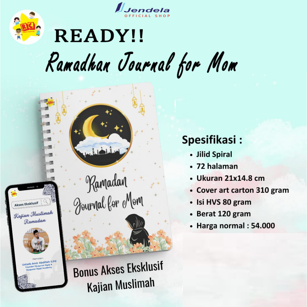 Jual Buku Jurnal Ramadhan Ramadan Journal for Mom by Rayya Creativa ...