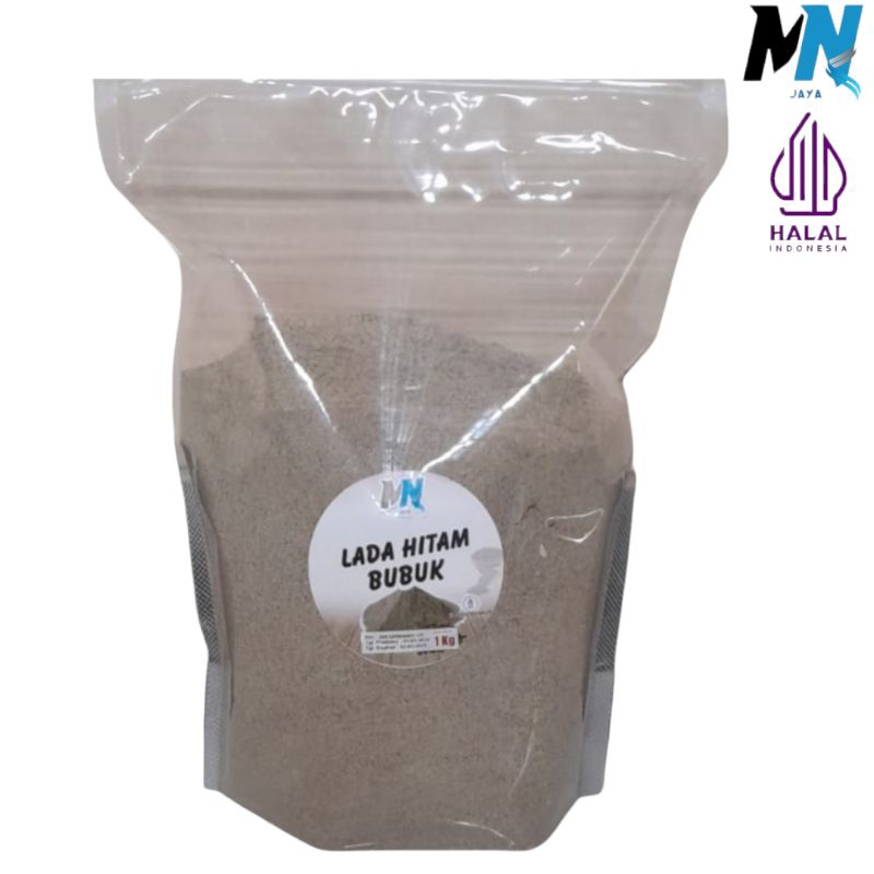 Jual Lada Hitam Bubuk 1Kg / Pure Black Pepper Powder 1Kg / Aneka Bumbu ...