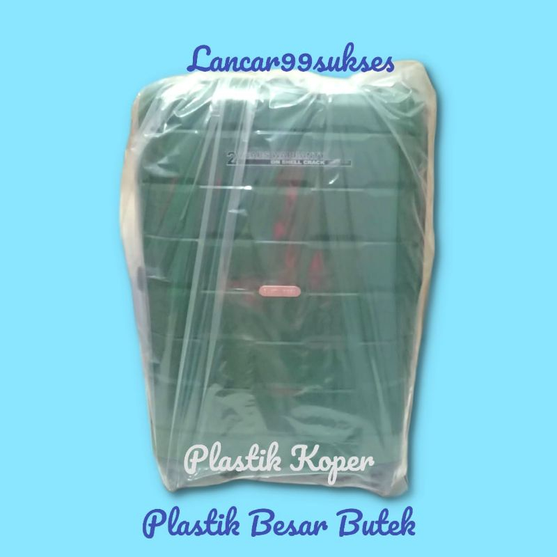 Jual Plastik jumbo bungkus koper 75 x 120 Ketebalan 0.4 Micron | Shopee ...