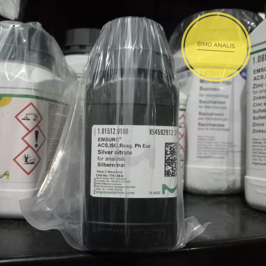 Jual Silver Nitrate 100gram Merck 101512 / Perak Nitrat Pro Analis ...