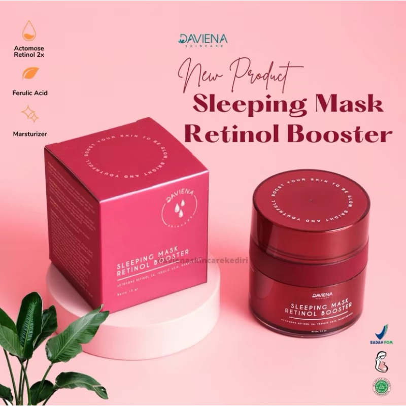 Jual DAVIENA RETINOL || Sleeping Mask Retinol Daviena Skincare ...