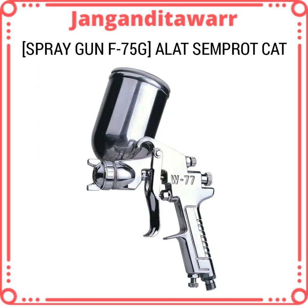 Jual Spray Gun F-75G 400ml Semprotan Cat Duko F75G Tabung Atas 400ml ...