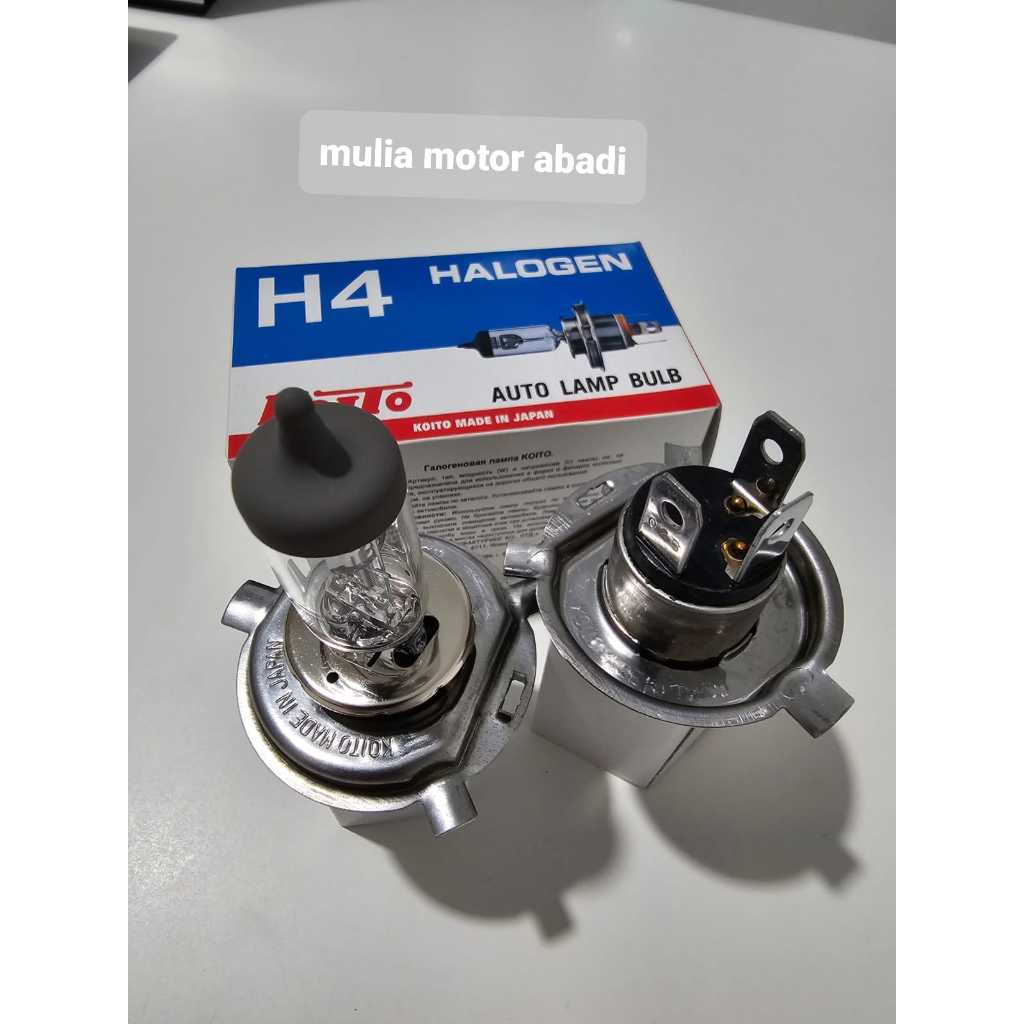 Jual Bohlam lampu halogen h4 12 volt 100/90 Watt asli koito Japan asli | Shopee Indonesia