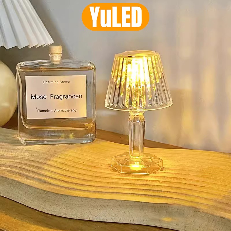 Jual Lampu Meja Kristal Berlian - Lampu Suasana Romantis Kamar Tidur ...