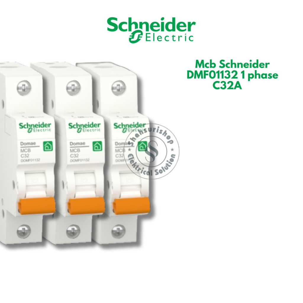 Jual SCHNEIDER MCB DOMAE 32 AMPER 1 PHASE 6000 ORIGINAL | Shopee Indonesia