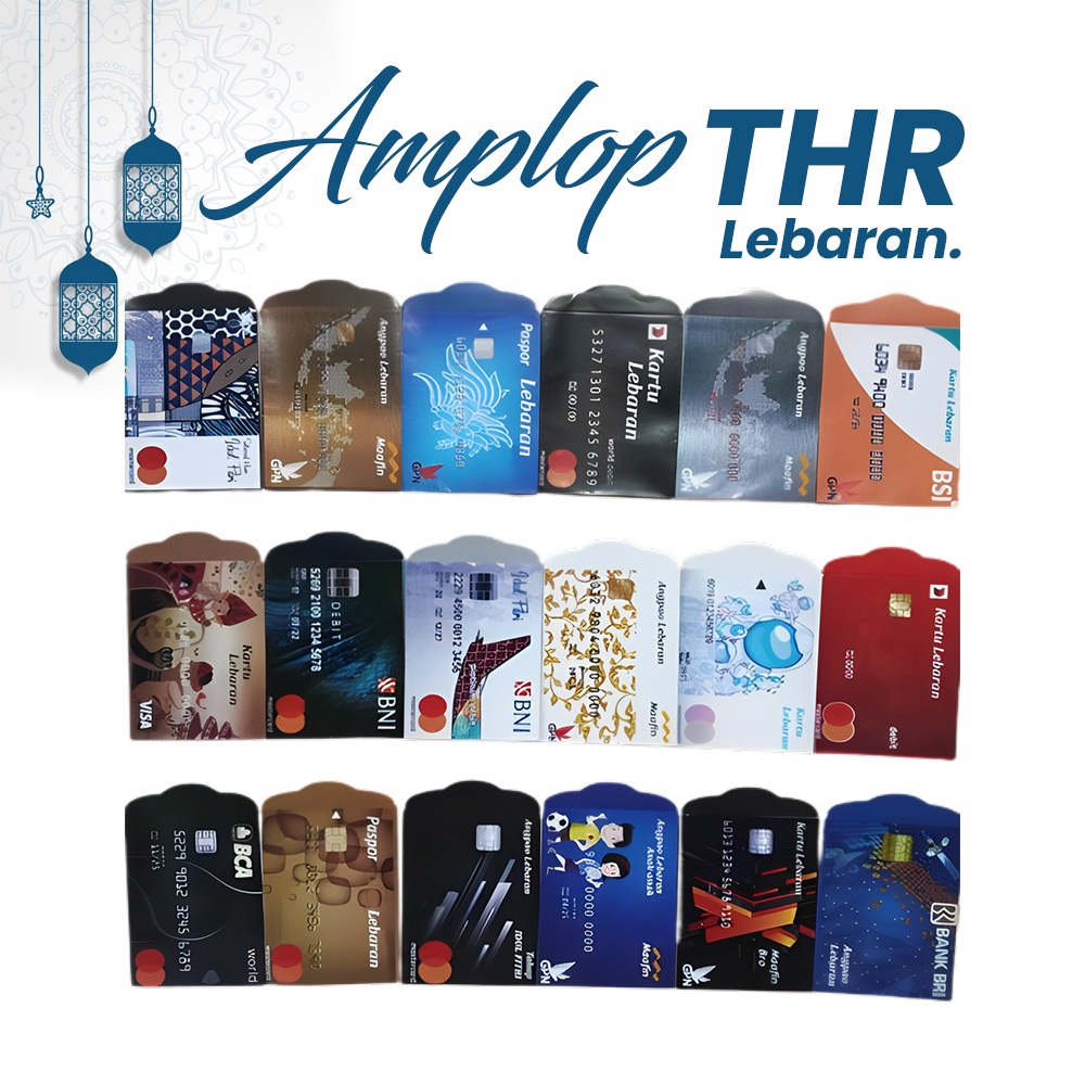 Jual NEW‼️ AMPLOP LEBARAN MOTIF ATM DAN SNACK MEDIUM GLOSSY AMPLOP THR ...