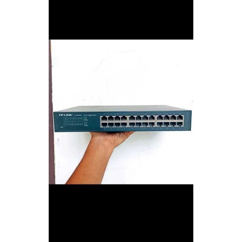 Jual SWITCH HUB TLSG1024D 24 PORT GIGABIT ALL PORT NORMAL | Shopee ...