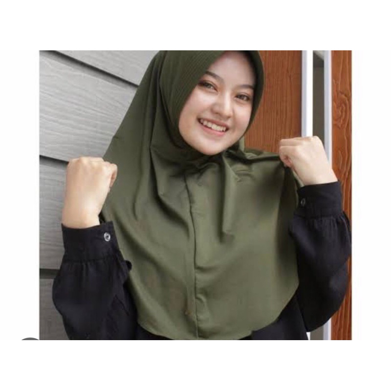 Jual Jilbab Bergo Hamidah Non Pet Jersey/Hijab Instan Malay Daily | Shopee Indonesia