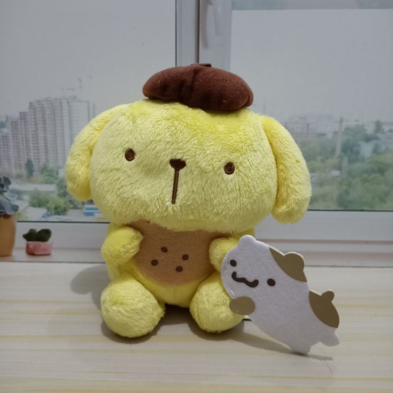 Jual Boneka Pompompurin with Kucing Neko Furyu Collab Sanrio Newtag ...