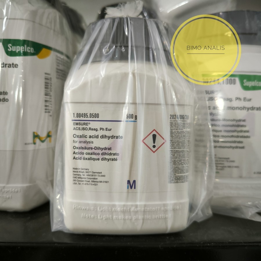 Jual OXALIC ACID DIHYDRATE 500GR Merck 100495 | ASAM OKSALAT Pro Analis ...
