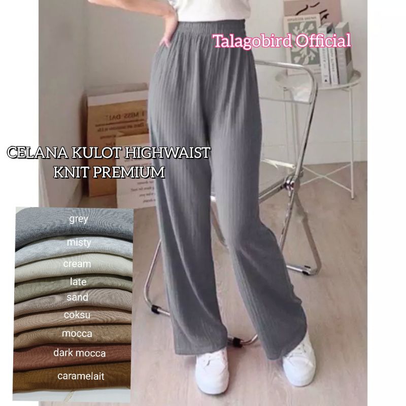 Jual CELANA KULOT KNIT PREMIUM/ CELANA KULOT/ CELANA MURAH | Shopee ...