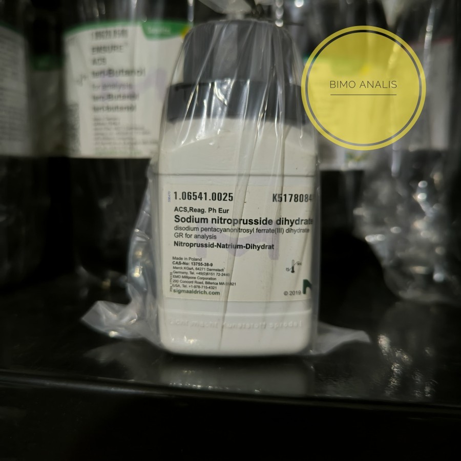 Jual Sodium Nitroprusside Dihydrat 25gr Merck 106541 | Natrium ...