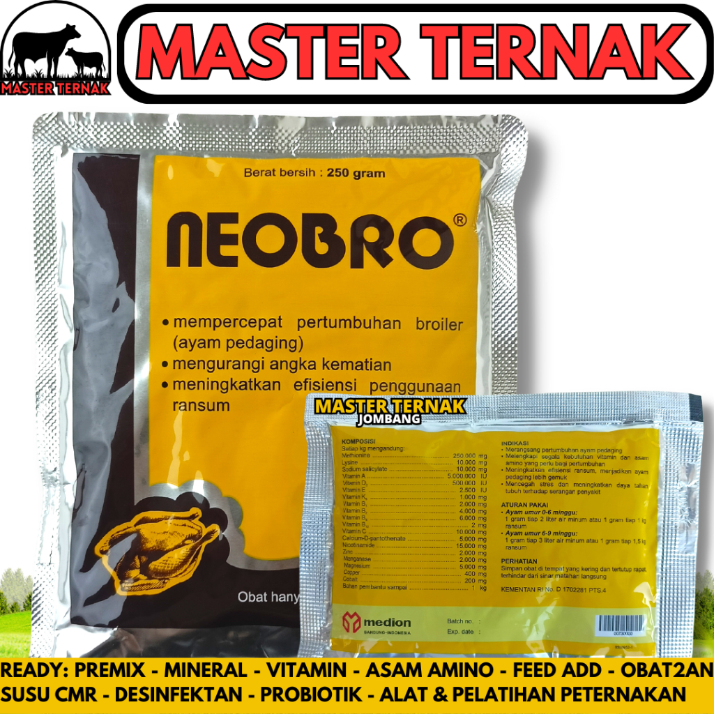 Jual NEOBRO 250 GRAM NEOBRO 100 GRAM MEDION - Vitamin Penambah Berat ...