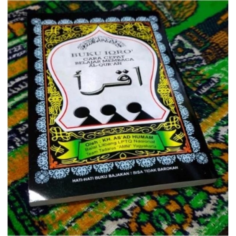 Jual IQRA Ukuran Besar Soft Cover + Tuding Ngaji ( Cara Cepat Belajar ...