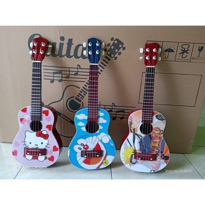 Jual ukulele kentrung motif kartun anak anak senar 4 | Shopee Indonesia