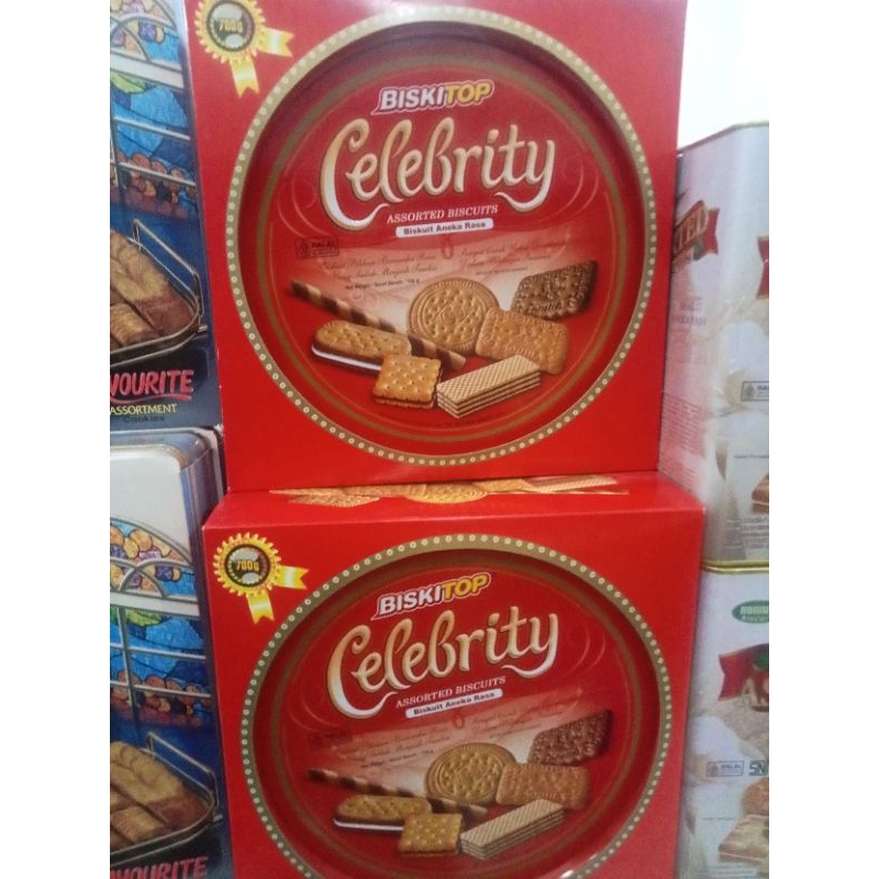 Jual Biskitop Celebrity Assorted Biskuit 700gr | Shopee Indonesia