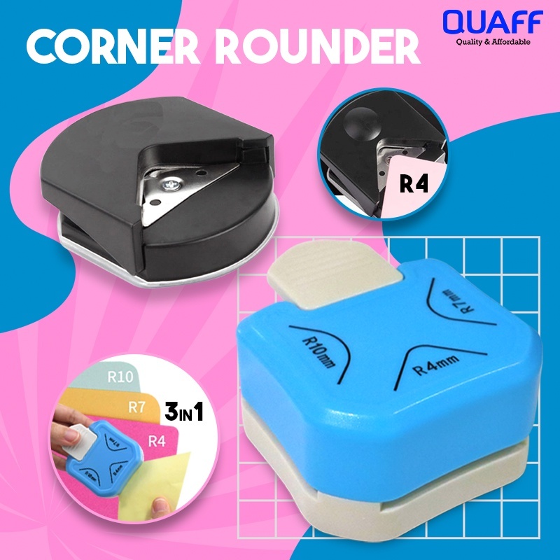 Jual 3 IN 1 Corner Puncher Pemotong Sudut Corner Puncher Rounder Pemotong Ujung Kertas Plastik ...