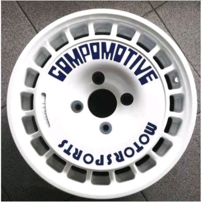 Jual STIKER VELG MOTORSPORT COMPOMOTIVE | Shopee Indonesia