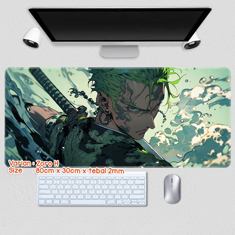 Jual PREMIUM MOUSE PAD PANJANG RORONOA ZORO ONE PIECE | LARGE KEYBOARD ...