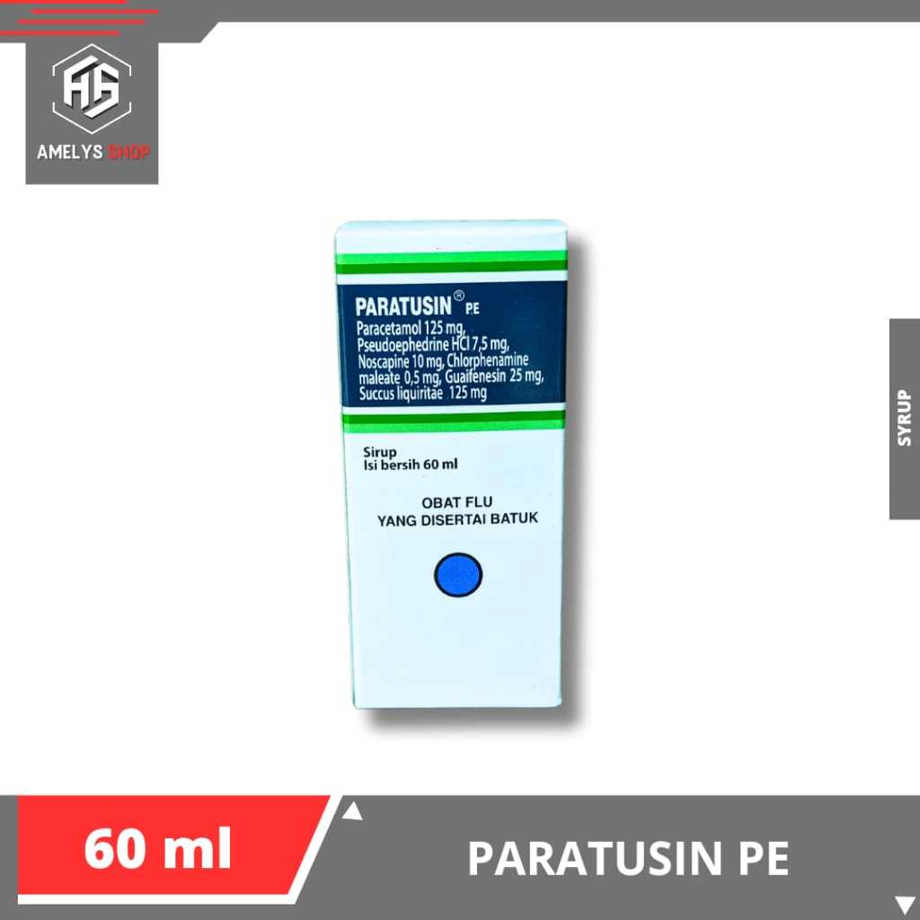 Jual PARATUSIN PE Membantu meredakan batuk dan flu | Shopee Indonesia